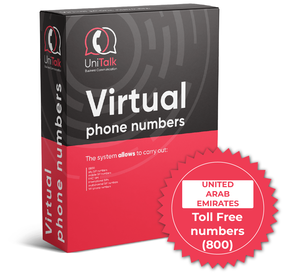 UAE Toll Free phone numbers (800) - UniTalk